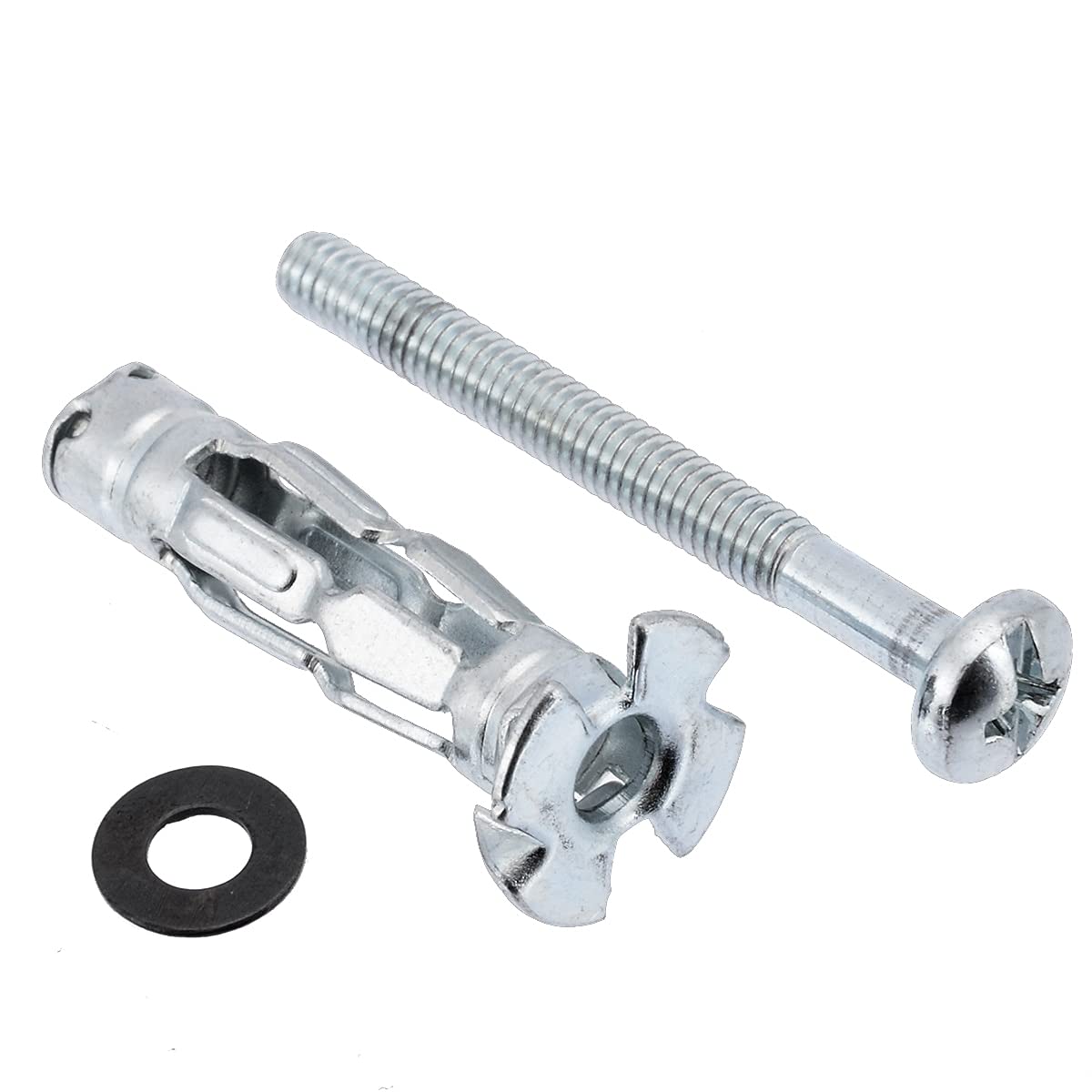 MOBEBI Expansion Bolts,10pcs M4 X 32mm Hollow Wall Expansion Screw Metal/Cavity/Plasterboard Plug/Fixing Screw Anchor Bolts
