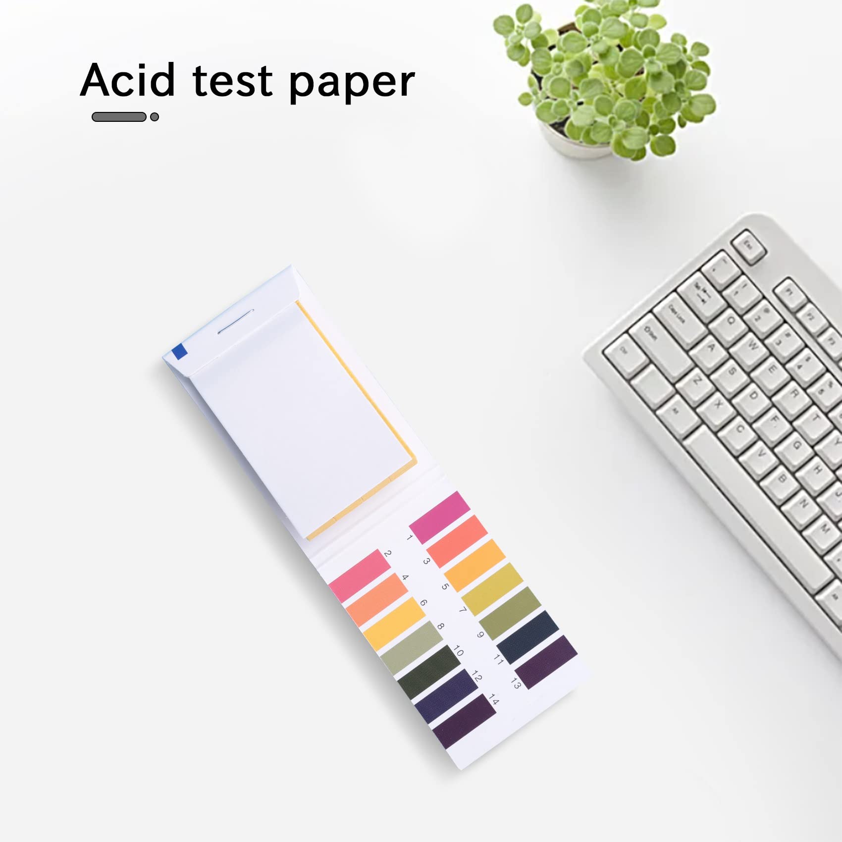Lizusidtsy 2 Set 160 Strips 1-14 PH Litmus Paper Ph Test Strips Water Cosmetics Soil PH Test Paper Strips with Control Card