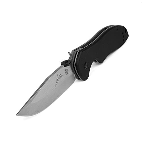 Kershaw Emerson CQC-6K Folding Pocket Knife, 3.25 inch D2 Stainless Steel Blade, Manual Opening, G10 Handle, 6034D2