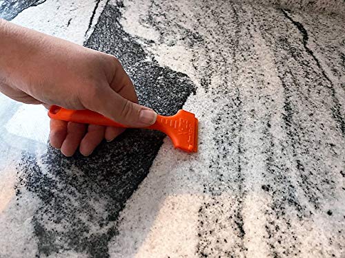 MINISCRAPER 20 Plastic Razor Blades Double Edged with Thicker and Thinner Edges/Decal Remover 2X Plus
