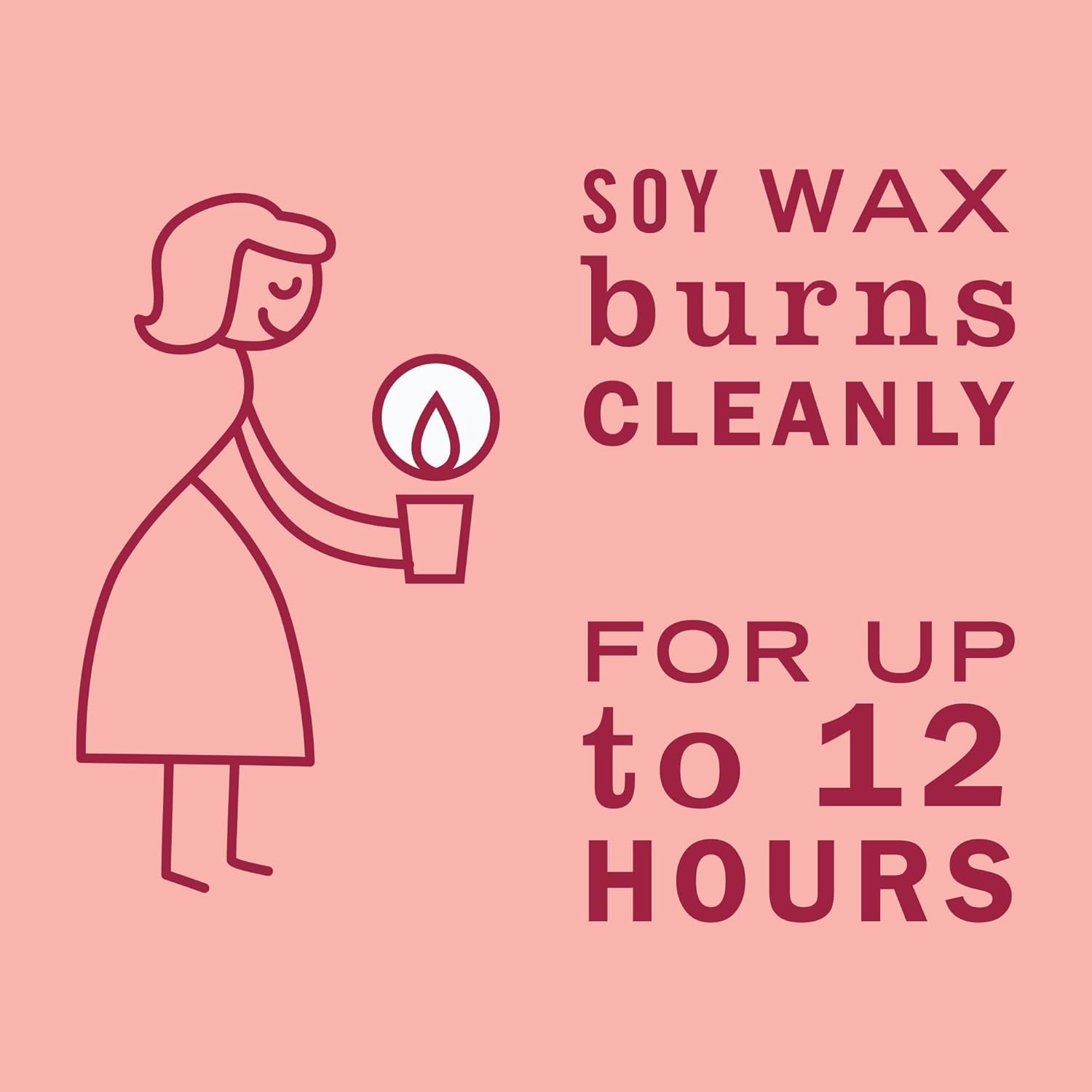MRS. MEYER'S CLEAN DAY Soy Tin Candle, 12 Hour Burn Time, 3 Pack, Made with Soy Wax and Essential Oils, 2.9 oz, Rose