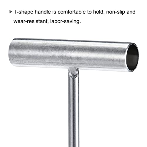 uxcell 23inch T-Handle Meat Boning Hook, Galvanized T Hooks for Kitchen Butcher Shop Restaurant 1Pcs