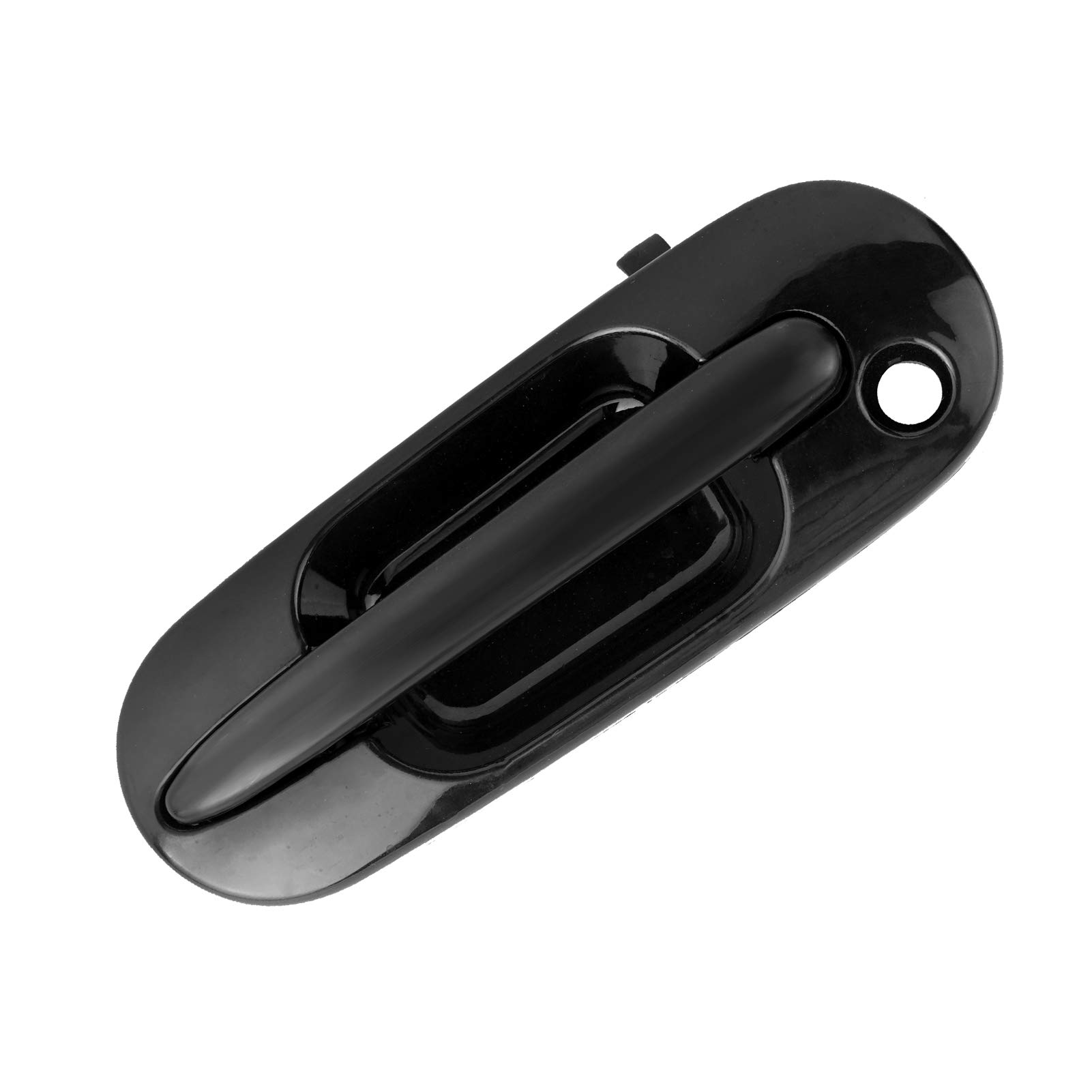 Exterior Outside Outer Front Left LH Driver Side Door Handle Fit for Honda CRV 1997 1998 1999 2000 2001 Black with Keyhole Replace OE# 77609