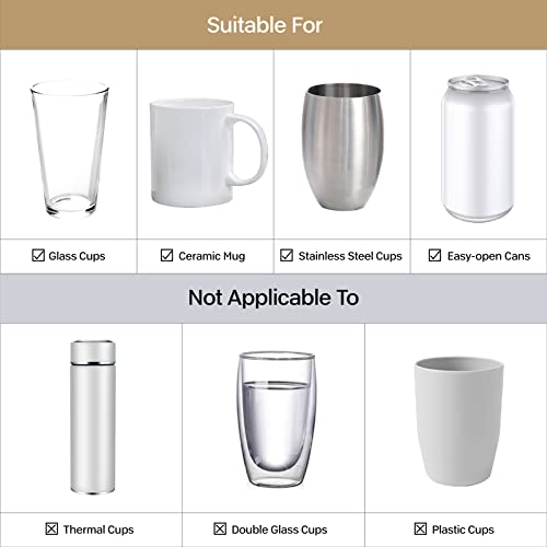 Fauvism Smart Coffee Mug Warmer for Desk Cup Warmer Electric Beverage Warmer Candle Warmer Plate Hot Mug Coffee Warmer 55℃/131℉(No Cup)