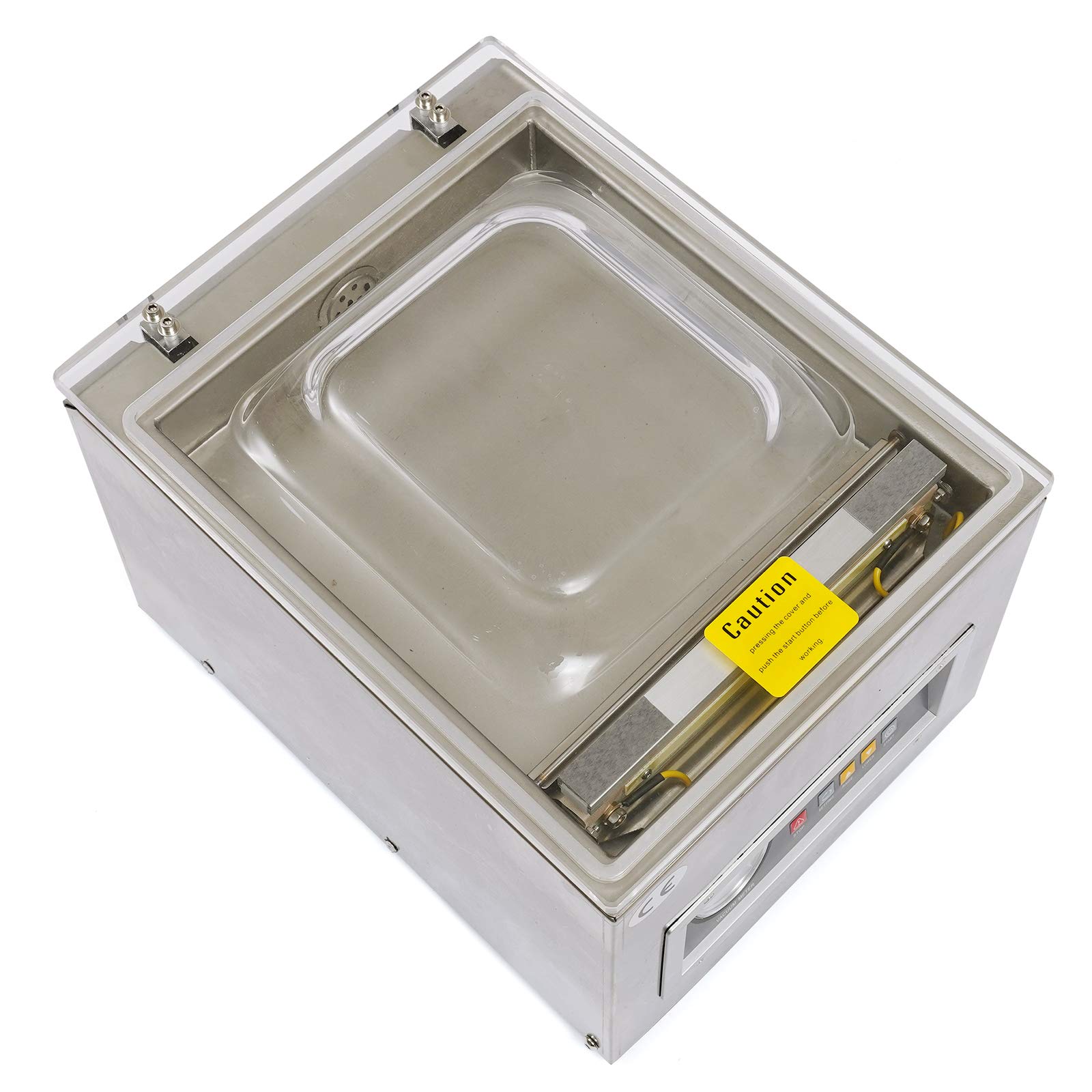 Digital Vacuum Packing Sealing Machine Sealer Commercial Desktop Sealer Chamber Packaging Industrial Chamber Kitchen Food 120W 110V