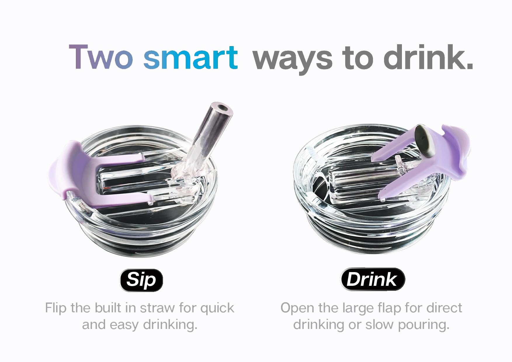 Four Leaf TrustyMate β 100% Leak Proof 40 Oz Tumbler with Handle and Built-In Straw Lid β Insulated Leak Proof Stainless Steel Tumbler