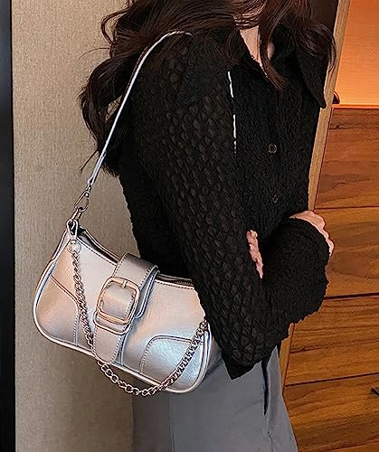 Denim Hobo Bag for Women Canvas Shoulder Crossbody Bags Y2K Small Clutch Totes Handbag Evening Armpit Top Handle Purse 2023