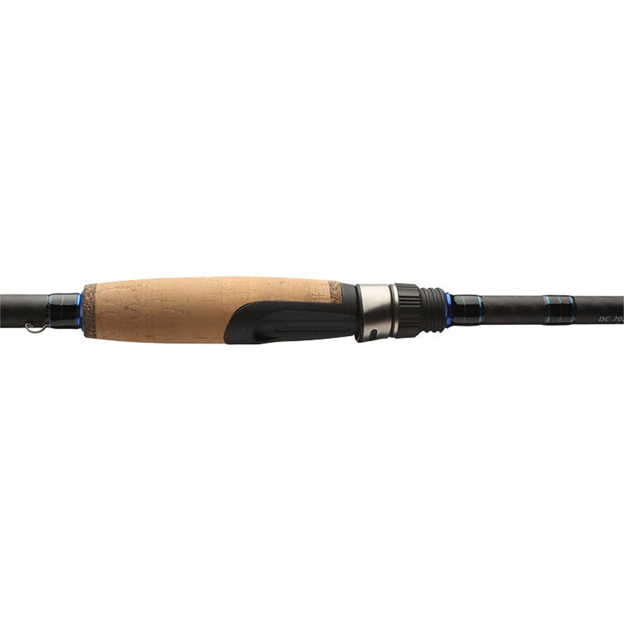 Dobyns Rods Champion XP Series 7’0” Spinning Bass Fishing Rod DC704SF | Med-Heavy Fast Action | Modulus Graphite Blank w/Kevlar Wrapping | Fuji Reel Seats & Alconite Guides | Line 10-20lb Lure ¼-1 oz, Black/Blue