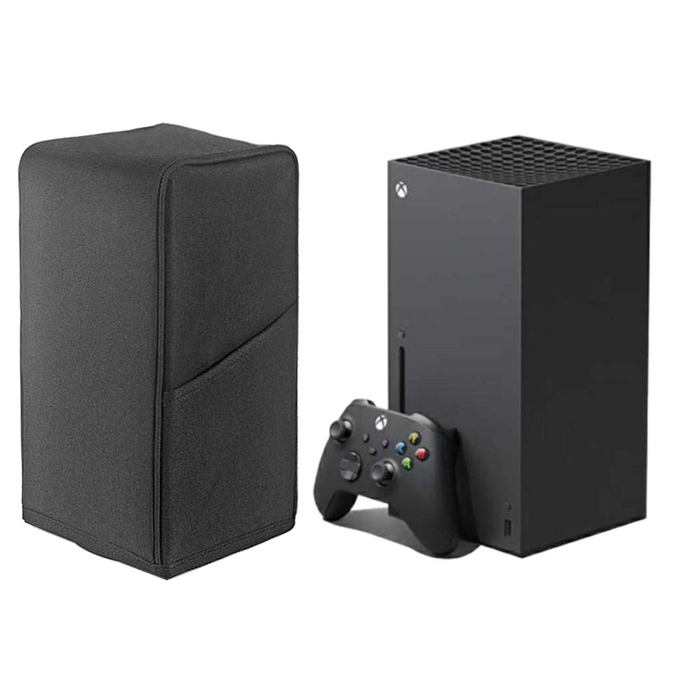 Eyglo Dsut Cover for Xbox Series X Protective Guard Sleeve Case, Anti Scratch Waterproof and Dust-Proof Xbox Series X Accessories (Black)