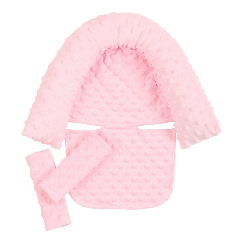 Infant Headrest Cushion Stroller Accessories Sleeping Head Support Carseat Neck Protection(White)