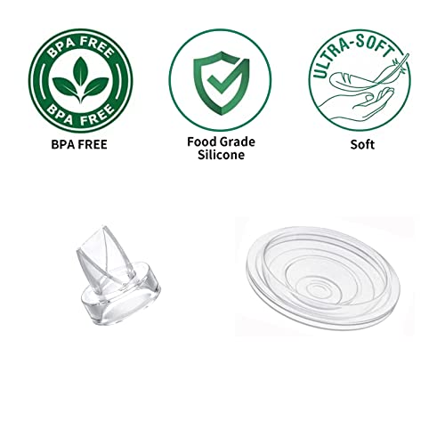 TOVVILD S9 Pro / S12 Pro Duckbill Valve Silicone Diaphragm, Compatible with momcozy Breastpump, Replacement Parts Accessories (S9pro S12pro Parts)