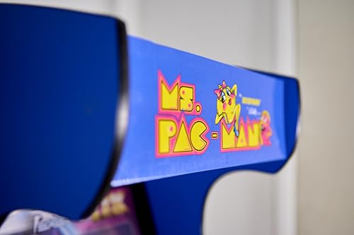 Doc and Pies Arcade Factory Classic Home Arcade Machine - Tabletop and Bartop - 60 Retro Games - Full Size LCD Screen, Buttons and Joystick (Blue)