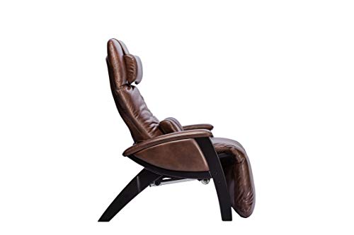 Svago ZGR Plus Zero Gravity Chair (SV395) Vibration Massage Power Recline Memory Foam Pillow Heat Therapy (Chestnut/Black)