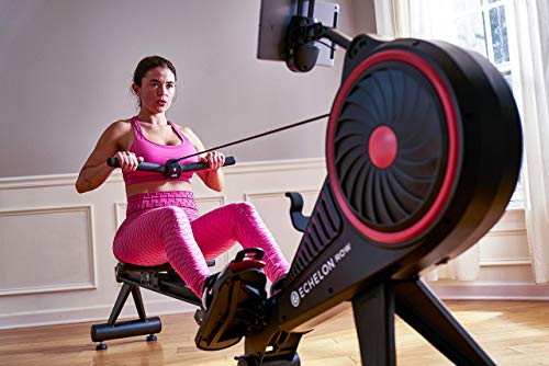 Echelon Fitness - Rowing Machine - Home Workout Equipment - Foldable Rowing Machine - 32 Resistance Levels - Touch Screen & Bluetooth Controller - 30-Day Free Membership - HIIT Magnetic Rowing Machine