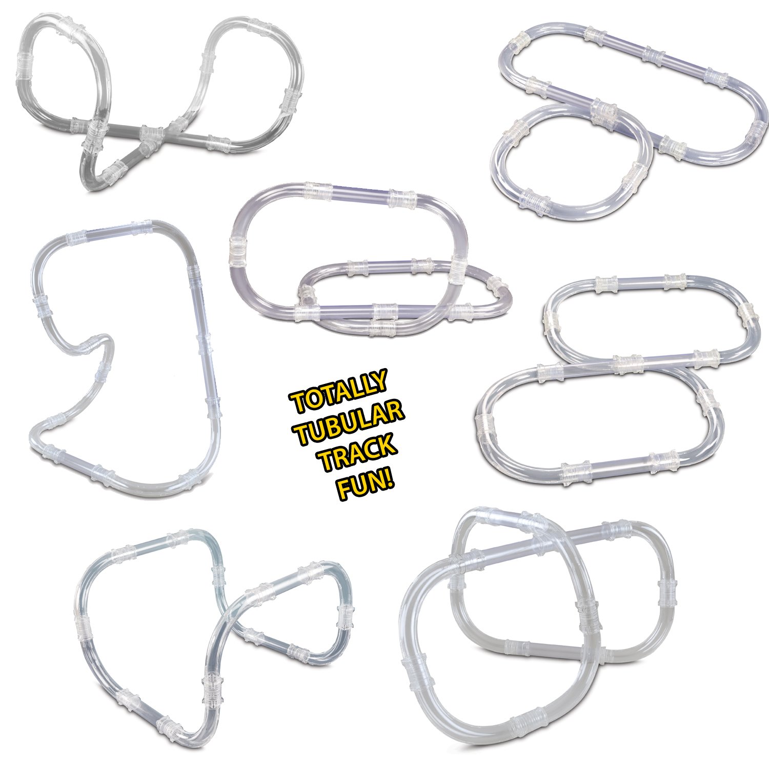 Zoom Tubes RC Car Trax, 25-Pc Tubular Expansion Kit, Racer NOT Included (As Seen on TV)
