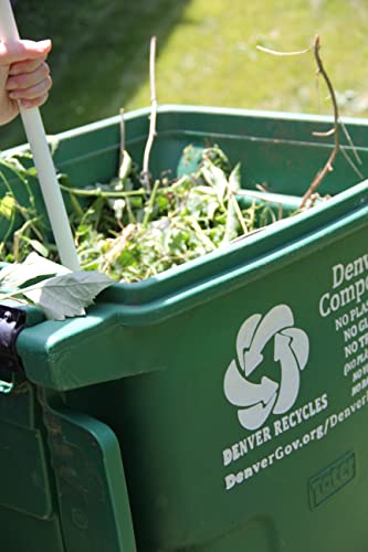 TAMP-IT Touchless Hand Trash Compactor Tool, Safely Manage Overflowing Trash & Recycling (18" - 10" x 6")