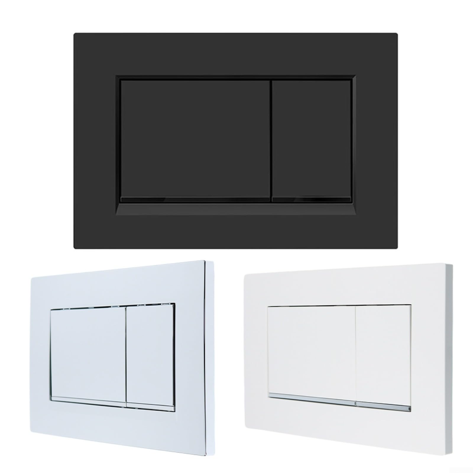 Dual Flush Plate For Geberit Sigma30, Dual-Flush Actuator Plate for Concealed Cisterns for UP320 Cistern 115.883.JQ.1/115.883.16.1/115.883.JT.1