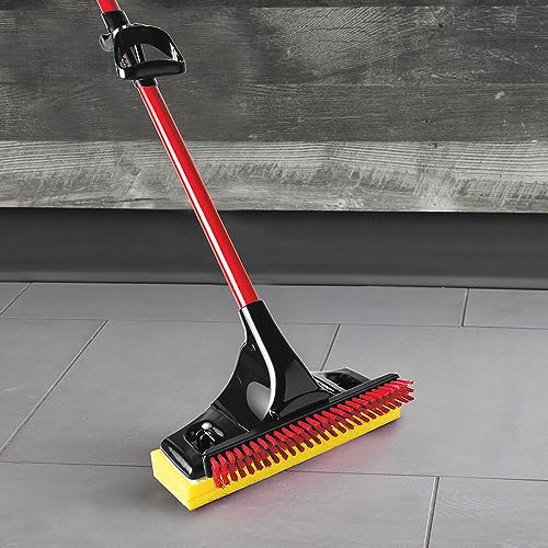 Libman Commercial 3959 Big Gator Mop with Brush Refill, Synthetic and Cellulose, 11" Wide Sponge, Yellow (Pack of 6)