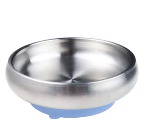 Fgomama x Little.b Double-Walled 18/10 Stainless Steel Cereal Bowl with Suction Base | 20oz / 600ml (pink)