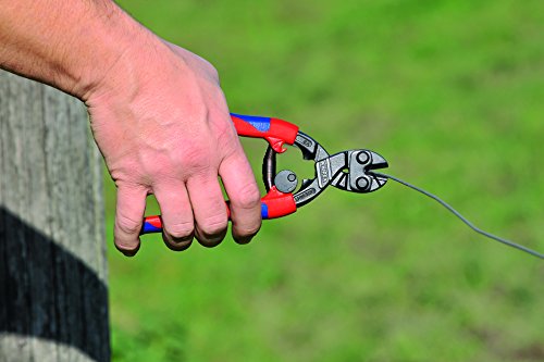 KNIPEX - 7112200 Tools 71 12 200, Comfort Grip High Leverage Cobolt Cutters with Opening Lock and Spring