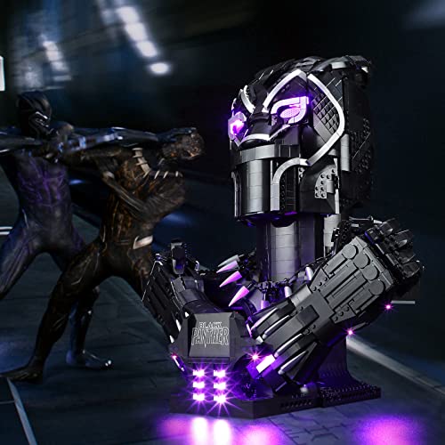 LIGHTAILING Light for 76215 Black-Panther - Led Lighting Kit Compatible with Building Blocks Model - NOT Included The Model Set