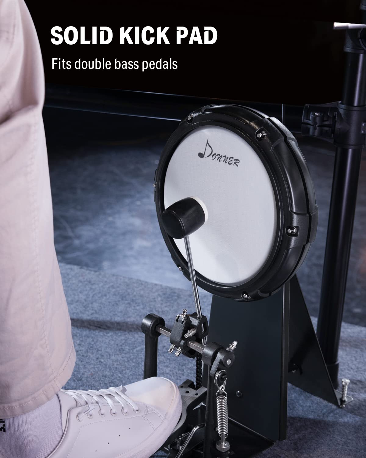 Donner DED-400 Electric Drum Set + Donner Mute Cymbal