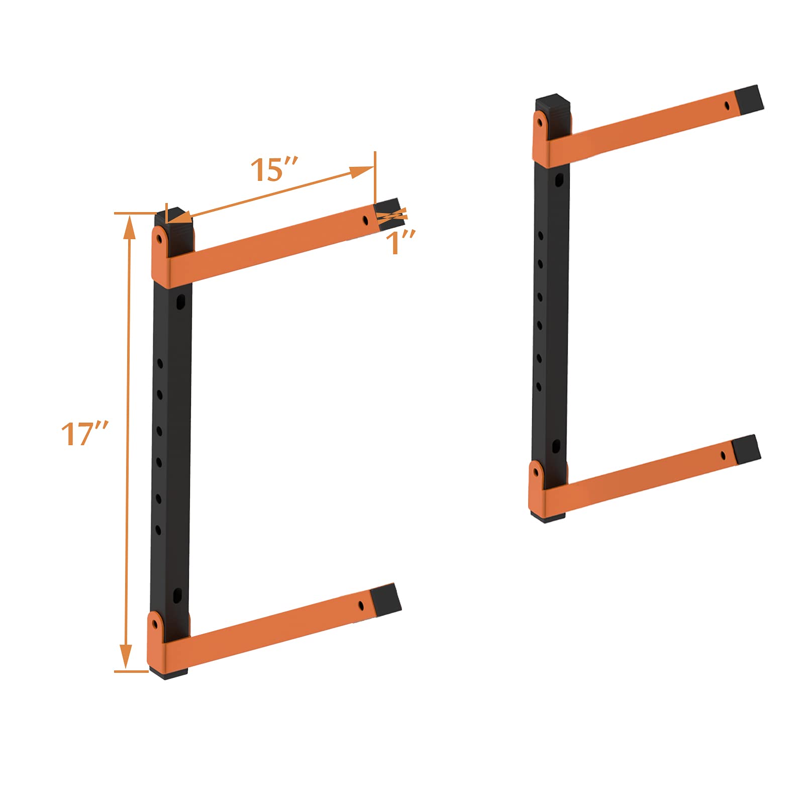 Foozet Wall Mount Paddle Board Racks, Surfboard Hanger Duty Steel, Adjustable Metal Paddleboard Home, Garage Organizer, Store & Display Up to 2 Surfboards, Snowboards, Longboards