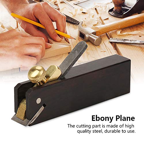 Hand planer, Woodworking Plane, Portable Mini High Speed Steel and Ebony DIY Cable Line Woodworking Plane Carpenter Wood Cutting Tool, Plane Wood Plane Woodworking Plane Plane Tool Wood Cutting T