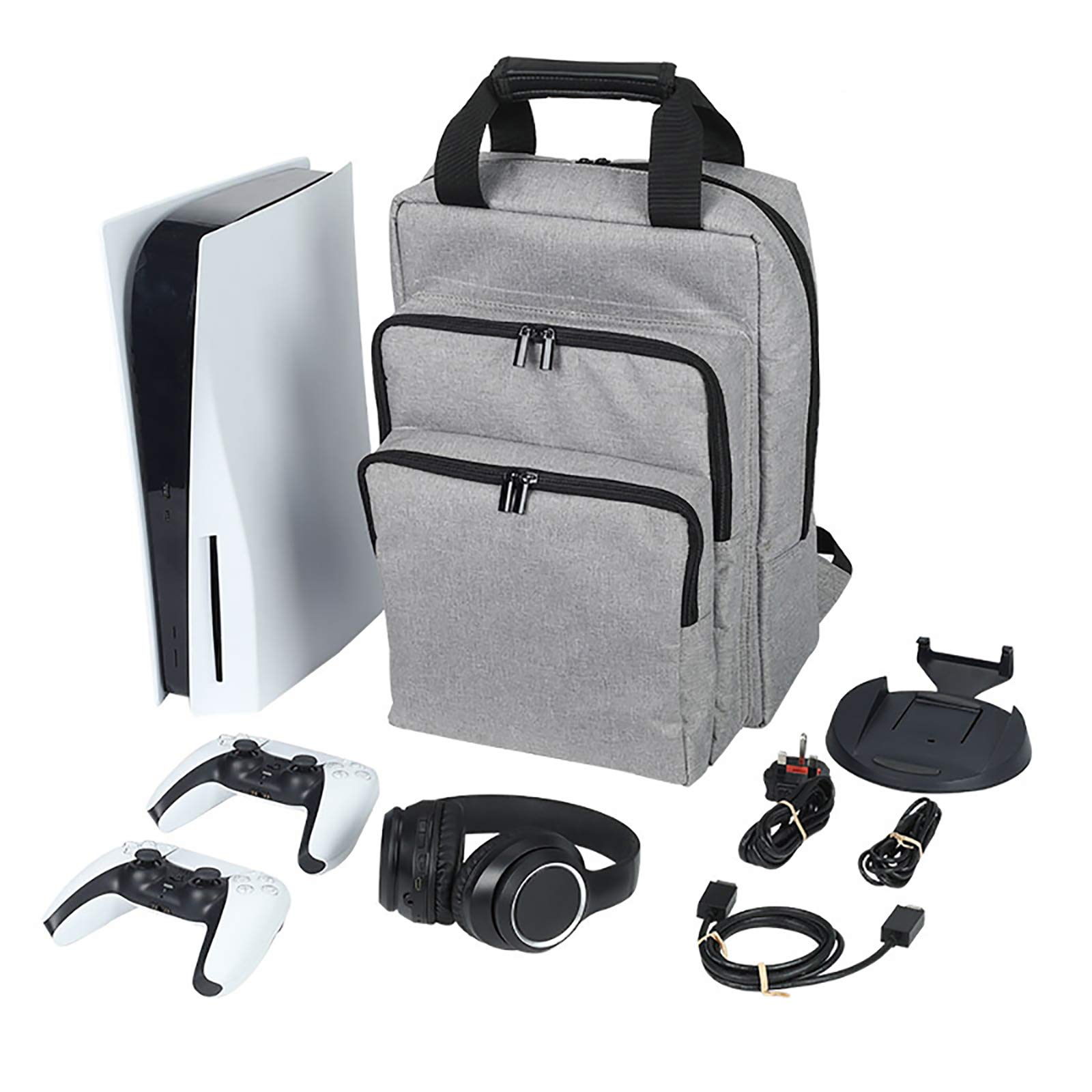 DYCLE Storage Bag for PS5 Console Shoulder Bag for Playstation 5 PS5 Game Protective Travel Backpack Waterproof Carrying case for PS5 Game Console