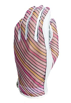 Evertan: Women's Tan Through Golf Glove - Cotton Candy Large