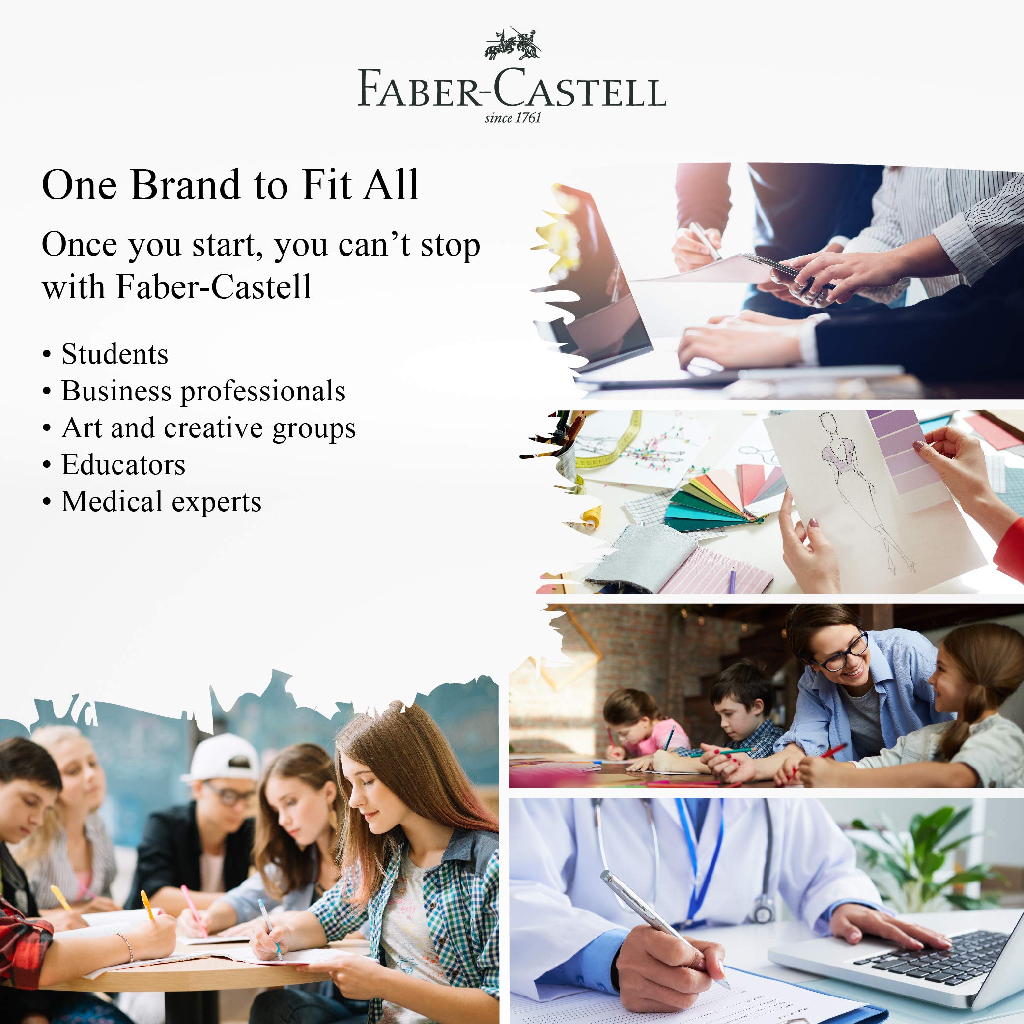 Faber-Castell Textliner 38 Pastel Highlighter Pen(Box of 10, Lemon) -2 Line Widths for broad and fine marking, Unique Soft Pastel Colors, Clipped Holder, Great Marking Performance For Adults & Kids