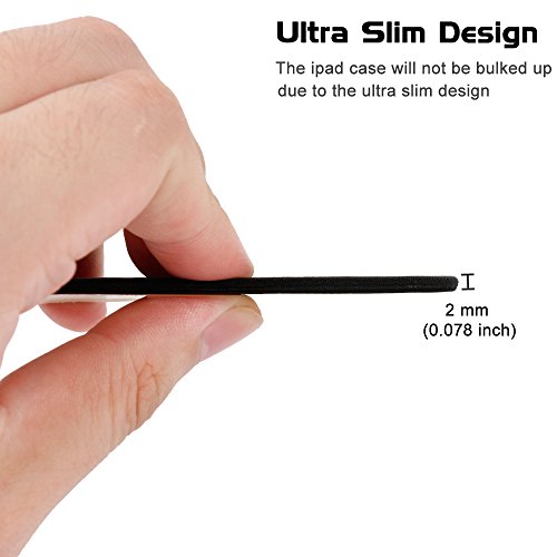 Spessn Compatible Apple Pencil Holder Sticker (1st and 2nd Gen), Elastic Lycra Stylus Pocket iPad Screen Pen Protective Pouch Adhesive Sleeve for Stylus Pens - Black