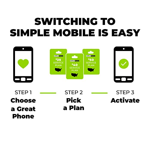 Simple Mobile BLU View 3, 32GB, Blue - Prepaid Smartphone (Locked)