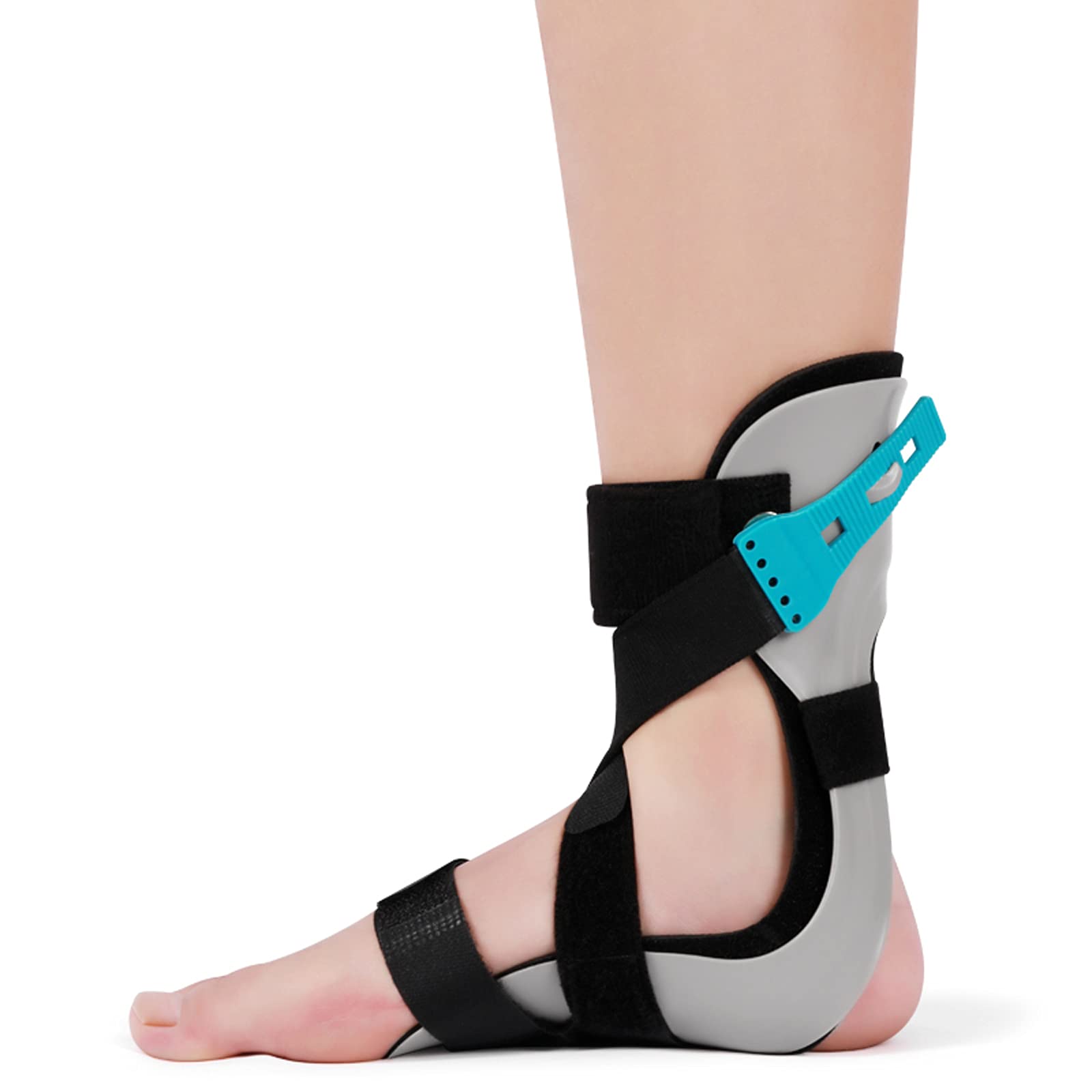 DXDUI Ankle Orthopedic Brace Foot Varus Orthopedic Shoes Adjustable Ankle Joint Brace Fixed Breathable Highly Elastic for Ankle Injury Sprains Fractures,Right,M