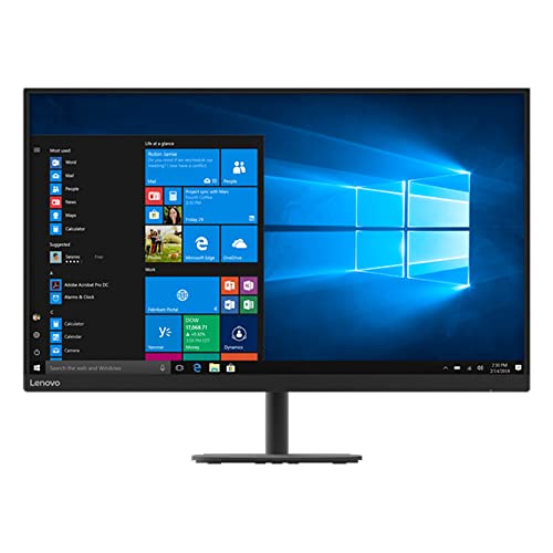 Lenovo C32qc-20 31.5" Monitor 2560 x 1440 75 Hz 6 ms 300 nits (Renewed)