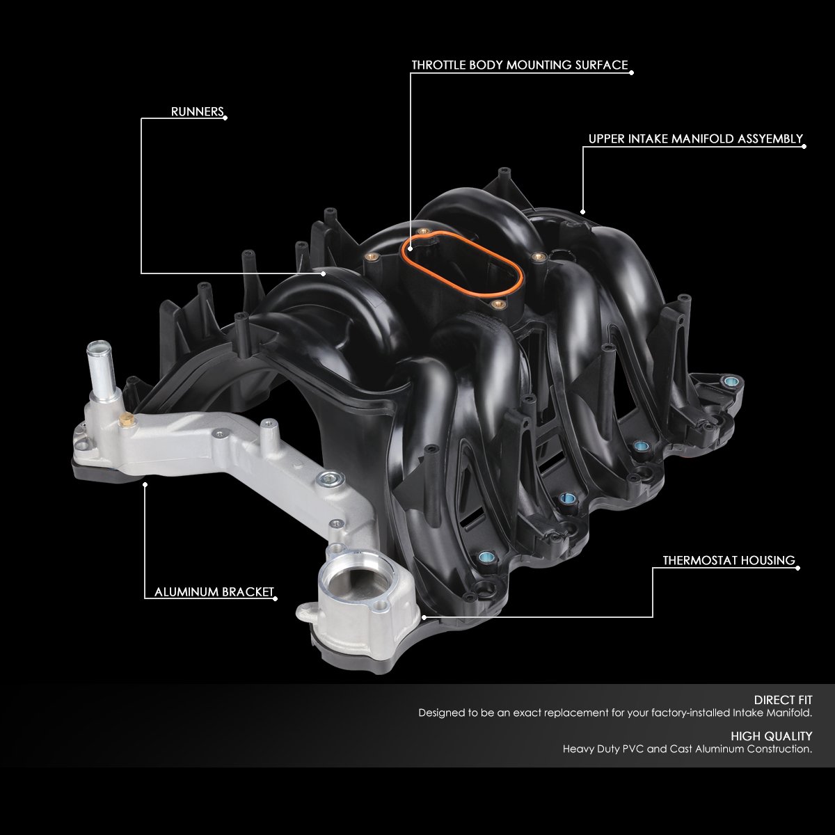 DNA Motoring OEM-ITM-004 615-188 Compatible with 00-04 Ford F150/F250 F350 SD 03-14 E-150 5.4L V8
