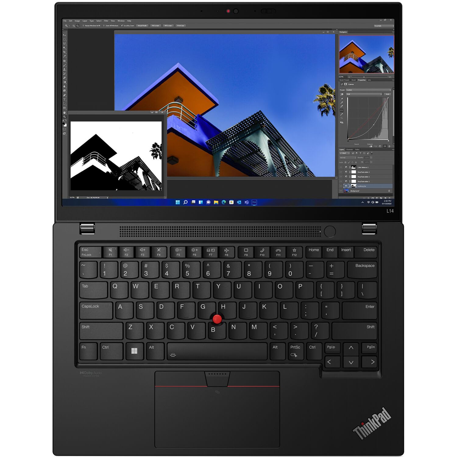 Lenovo ThinkPad L14 Gen 3 14" FHD Business/Student Laptop, AMD Ryzen 7 Pro 5875U, AMD Radeon Graphics, 16GB RAM, 512GB SSD, Windows 11 Pro, Backlit Keyboard, Black