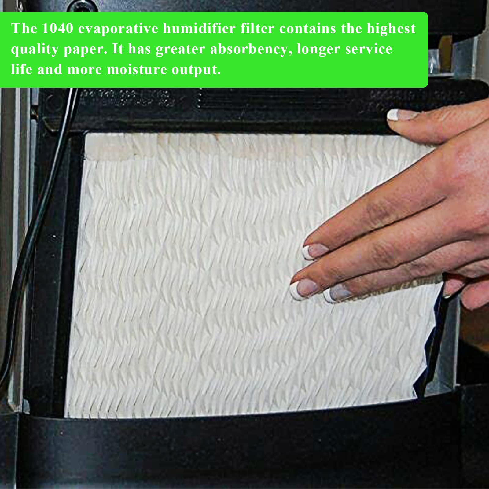 Ximoon 1040 B40 Replacement Wick Humidifier Filters Replacement for ES‘’sick Air Humidifier Filters Fits 3D6-100 5D6-700 7D6-100 D46-720 E27-000 E35-000 CM330 B23-810 TD6-710 MA-0500-2 Filters