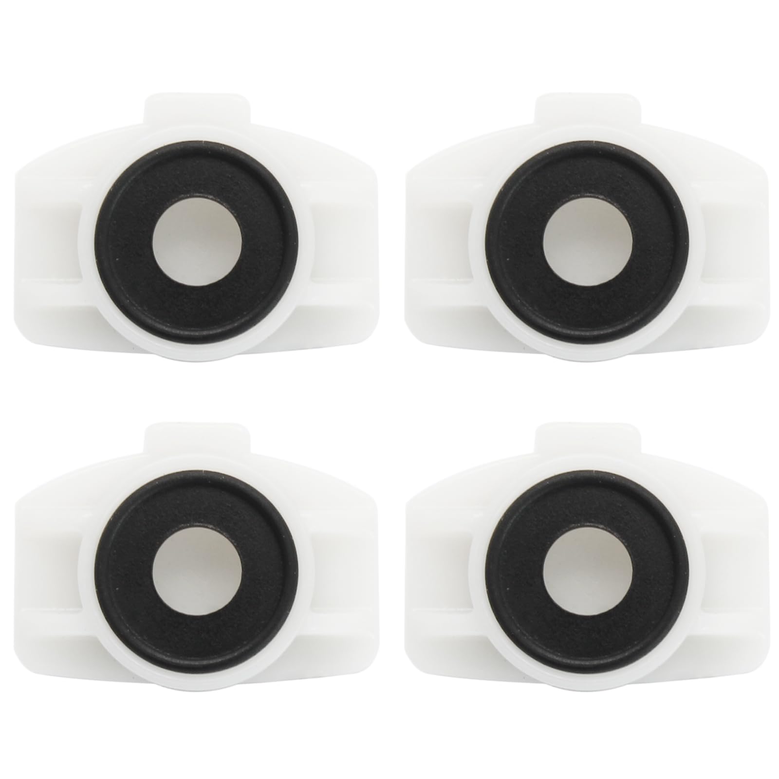 Luomorgo 4 Pcs Cup Seal & Diverter Gate Compatible with Bathtub Spout, Shower Tub Spout Replacement Parts