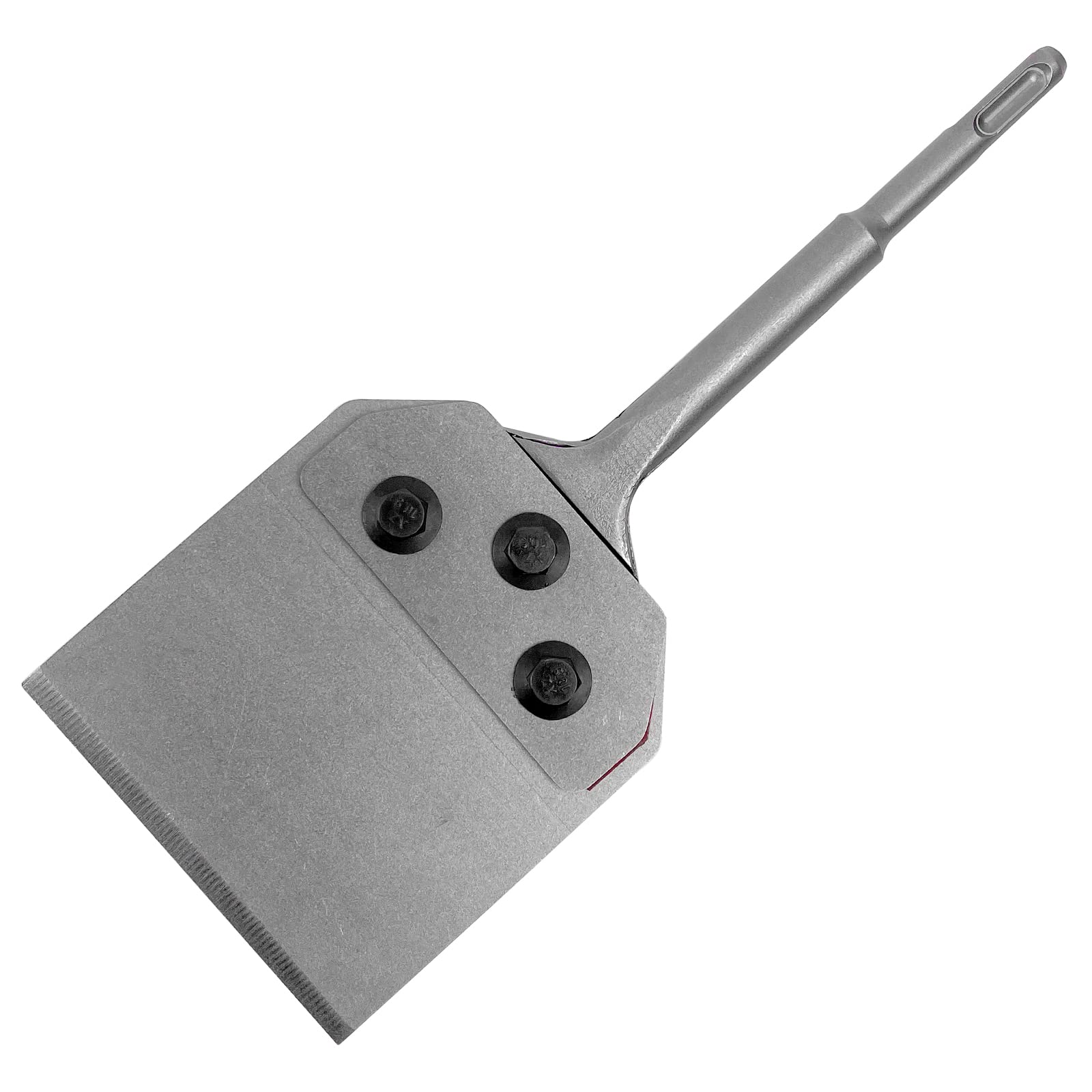 JACKCHEN SDS-Plus Floor Scraper Tile & Thinset Scaling Chisel Thinset Scraper Adhesives Remover Wall Scraper Fits SDS-Plus Rotary Hammer