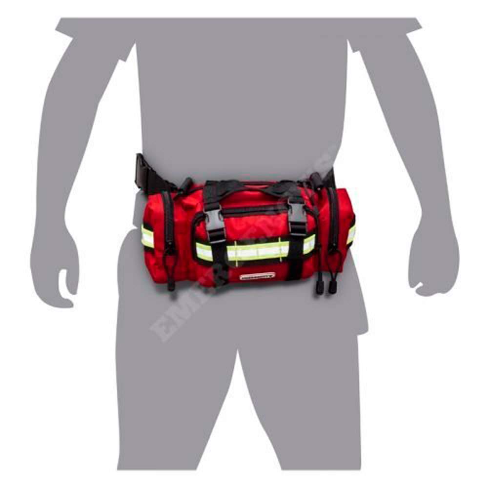 Elite Bags Rescue Waist Kit – Waist Pack | Functional and Comfortable | Elite Bags (Red)