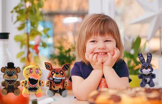 Mokorety Five Nights at Freddy's Plushies,Five Nights at Freddy's Plush,FNAF Plushies,Gift for FNAF Plush Game Fans (c02)