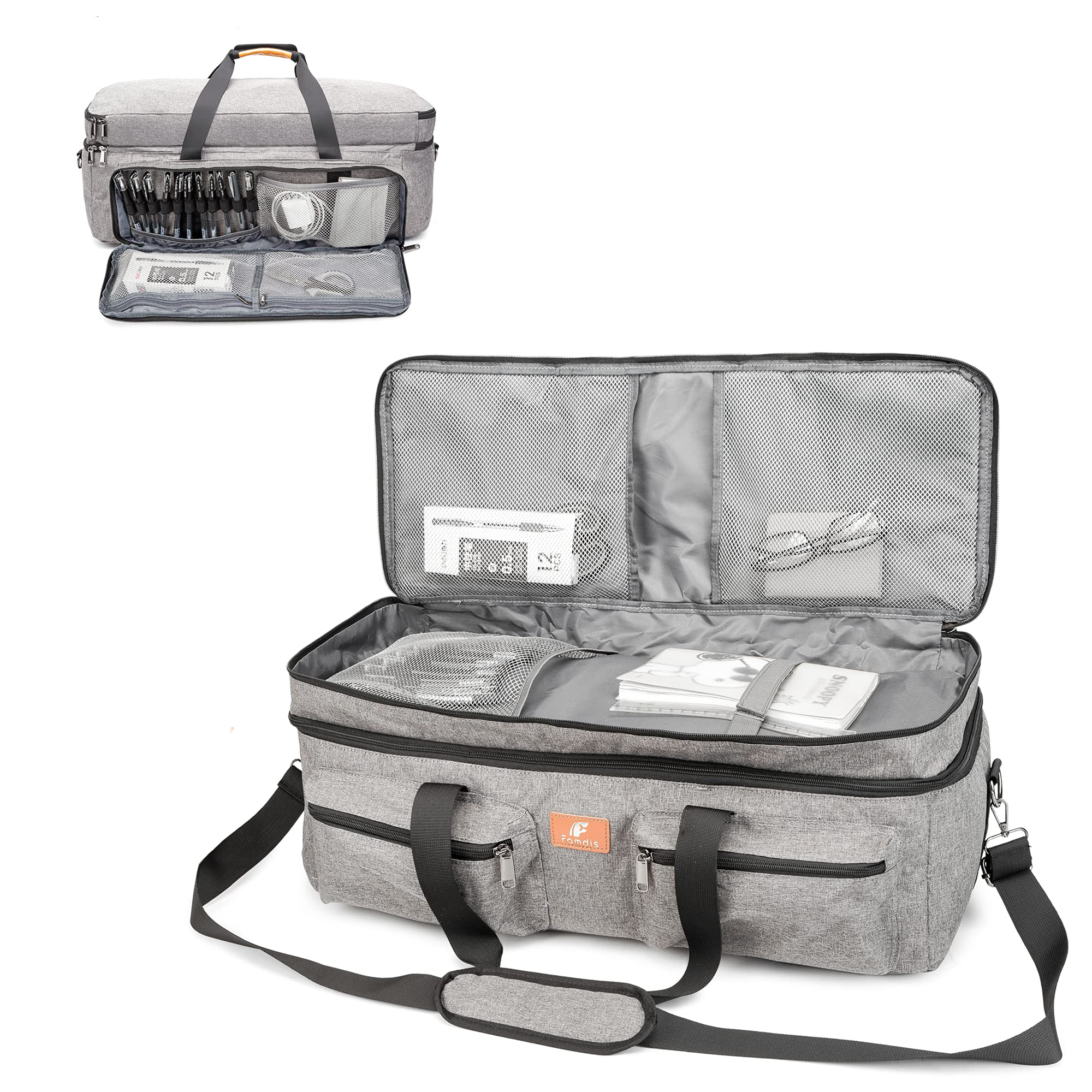 Famdis Double-Layer Bag Compatible with Silhouette Cameo 3 & 4, Cricut Explore Air (Air 2), Maker, Die-Cut Machine and Supplies (Bag Only)