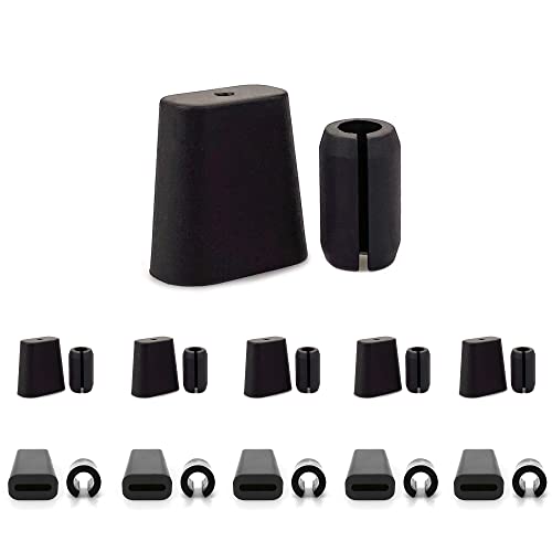 Jadairy 20 PCS Rubber Feet for Sink Grid Kitchen Sink Rack Feet Kitchen Sink Wire Protective Rack Feet Black Grid Protector Replacement Rubber Feet for Sink Rack (20PCS)