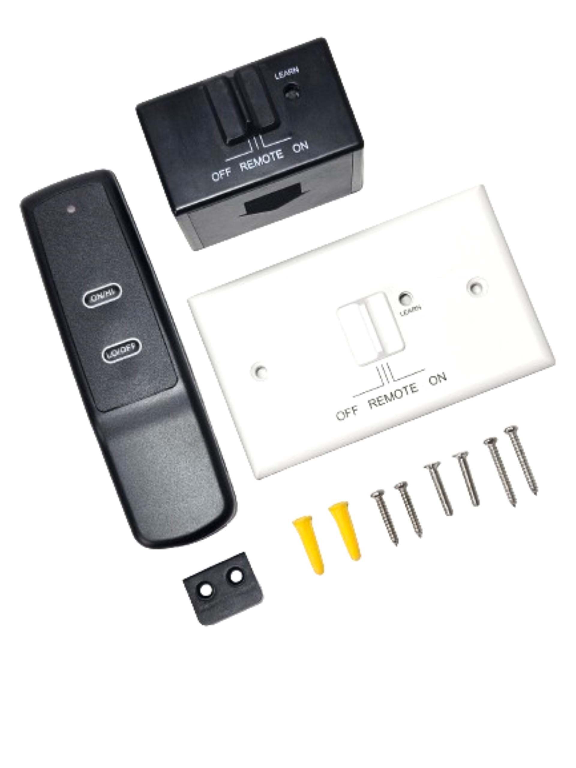 The-new-style Remote Control System for Latching Solenoid & Servo Motor Gas Valve Fireplace,Fit for skytech Napoleon Majestic ambientect,Flame Adjustment, RCB06S