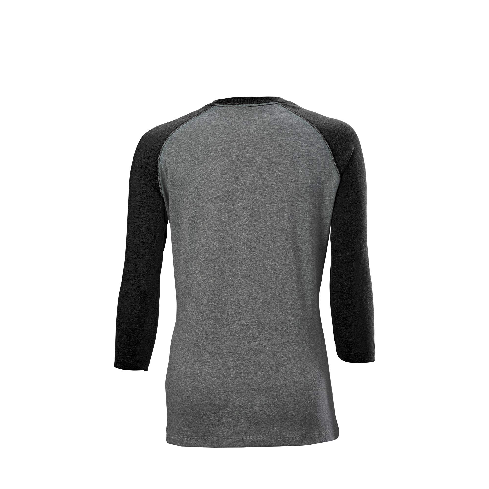 EvoShield Women's Standard Poly/Cotton Mid Sleeve Shirt, Charcoal/Black Heather, Medium