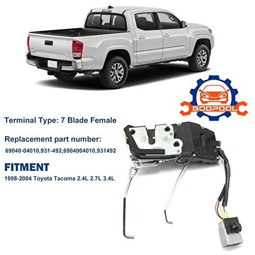 Door Lock Latch Actuator Assembly Compatible with 1998-2004 Tacoma Driver Side Front Left Replace 6904004010,931-492