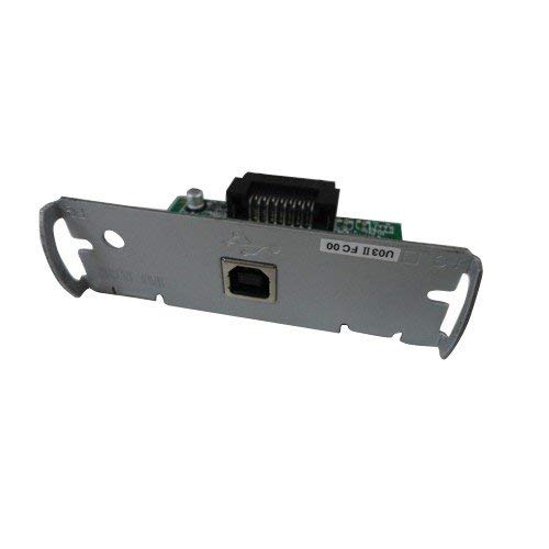 TM-U220B, Impact, two-color printing, 6 lps, USB interface, Auto-cutter, Solid Cover, Dark gray (Renewed)
