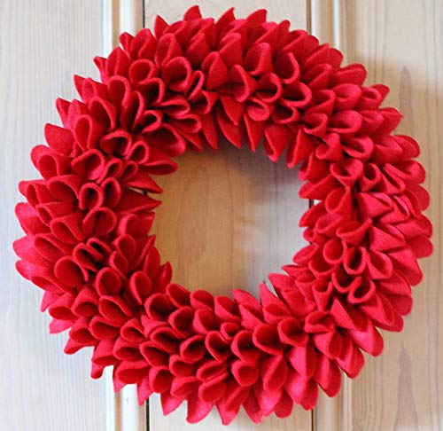 Nakpunar Felt Circles from 1" to 8" - Made in USA (1 inch, Assorted)
