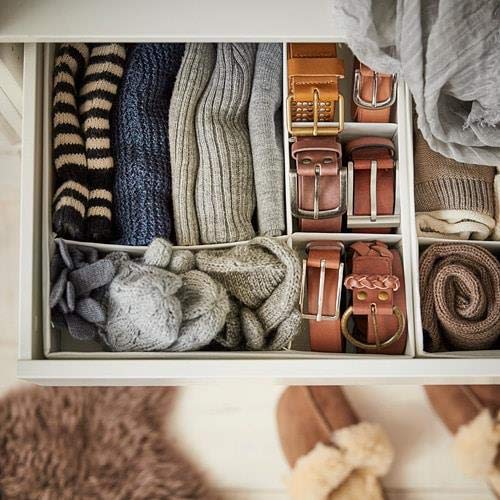 SKUBB Storage Organiser, White Set Of 6